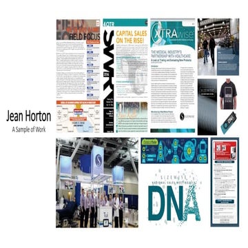 Jean Horton Work Samples | PDF