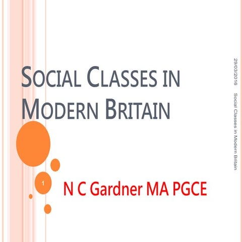 social class system in britain | PPTX
