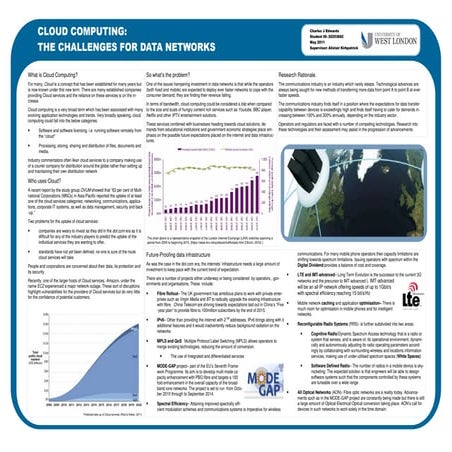 Cloud Computing-The Challenges for Data Networks-Final Poster | PDF