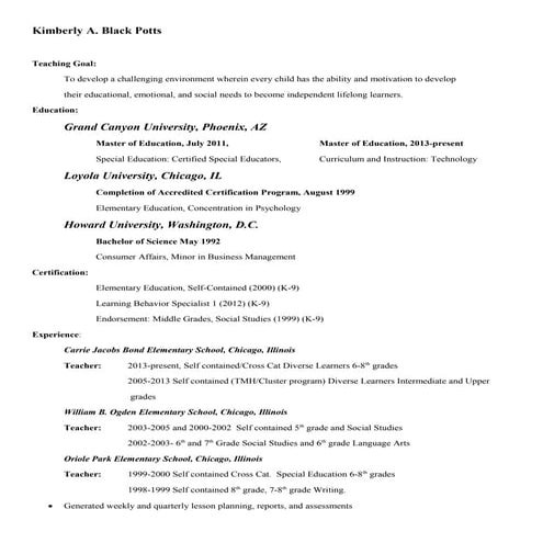 resume 2015 with no address | PDF