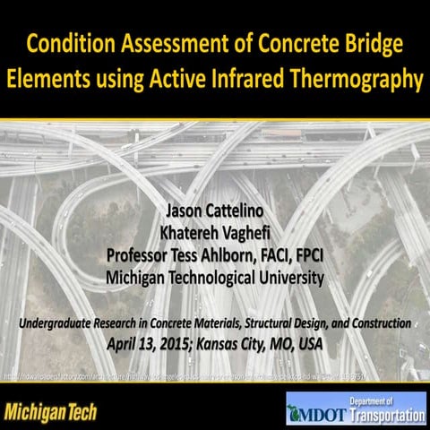 Condition Assessment of Concrete Bridge Elements using Active IR ...