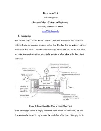 Chapter 7 direct shear test | PDF