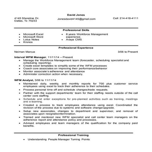 Melvin teasley resume 2 | DOC