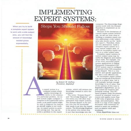Implementing Expert Systems Pdf