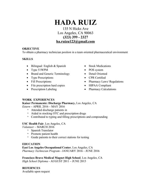 Jacob B. Hicks Resume | PDF