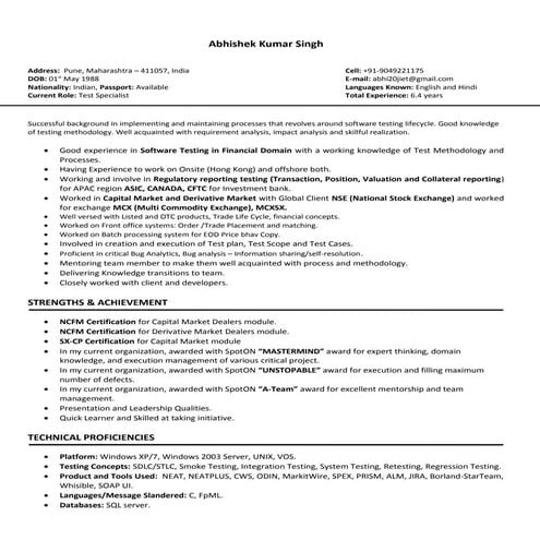 Abhishek_Resume | PDF