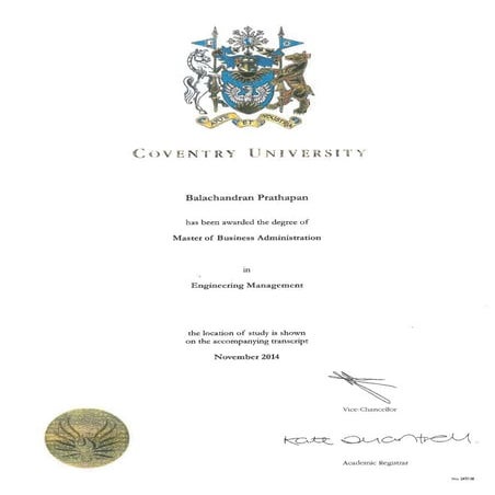 MBA IN ENGINEERING MANAGEMENT | PDF