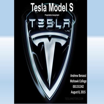 Tesla Model S Presentation | PPTX