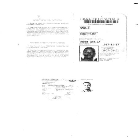 Id and License Mabale | PDF