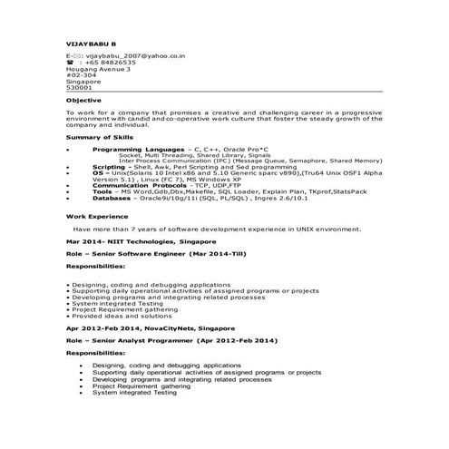 Vijaybabu_Resume | DOC