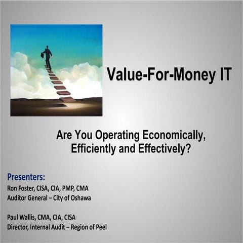 Value for Money IT 3 final | PPT