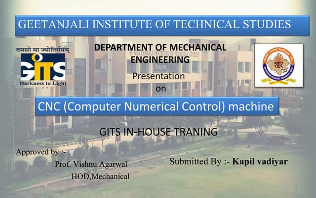 ppt on cnc | PPTX | Computing | Technology & Computing