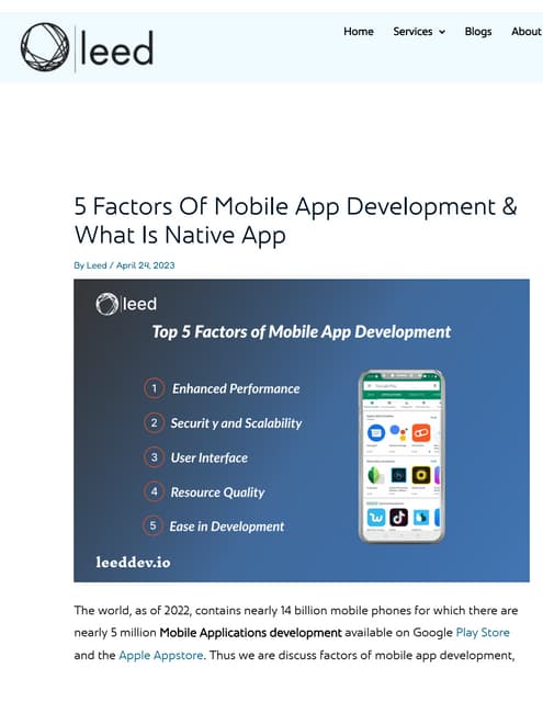Hybrid vs. Native Mobile App | PPT