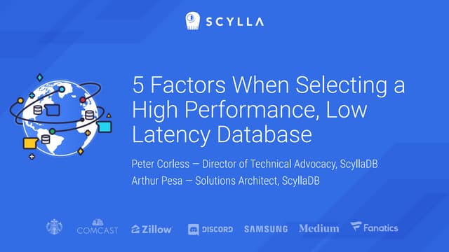 5 Factors When Selecting a High Performance, Low Latency Database | PPT 5 Factors When Selecting a High Performance, Low Latency Database | PPT