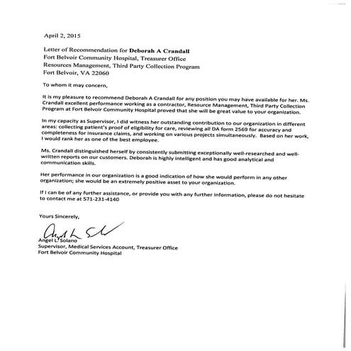 Ref Letter | PDF