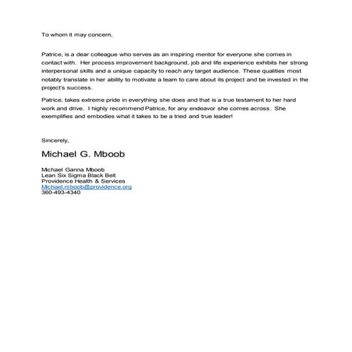 Referee Letter | PDF