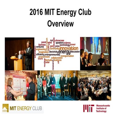 MIT Energy Club Overview | PDF