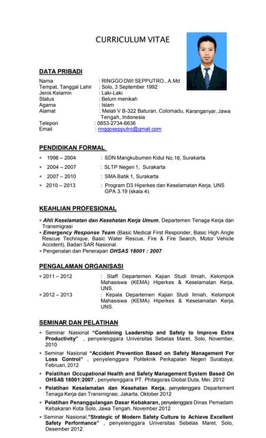 CV ayu terbaru | PDF