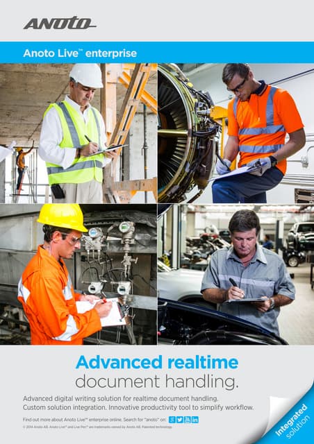 Anoto Live Forms Product Sheet | PDF