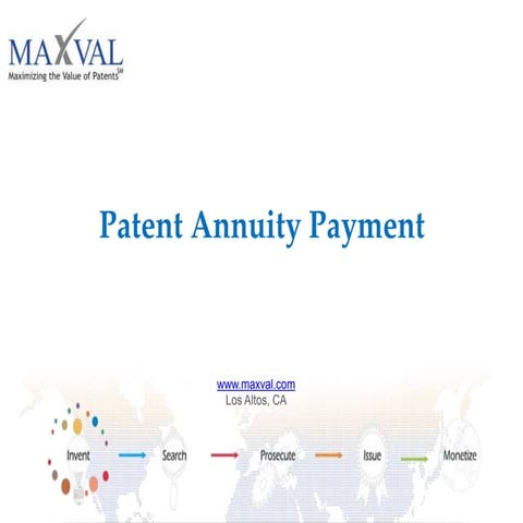 Paralegal Training Patent Annuity Payment and Annuity Payer | PPT