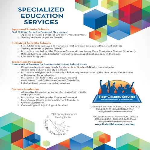 FCS Specialized Education Services Sheet | PDF