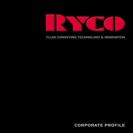 RYCO Corporate Profile [EN] | PDF | Manufacturing Industry | Industries