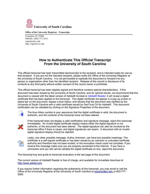 CTU Transcript | PDF