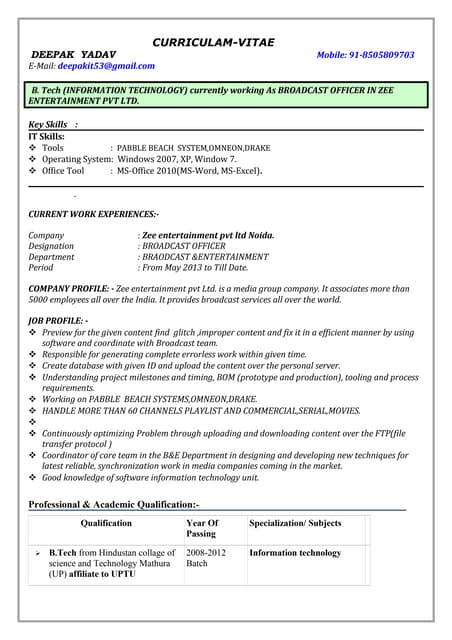 Pradeep Resume | DOCX | Web Development | Internet