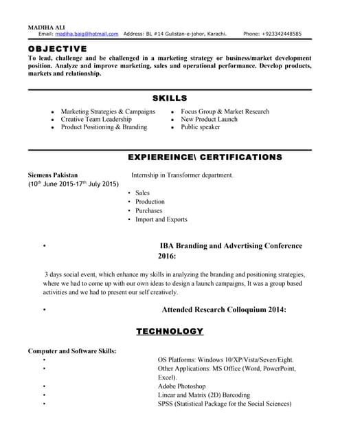 AyeshA C.V | DOCX