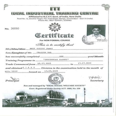 idel certificate | PDF