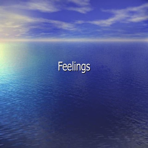 5 feelings | PPT