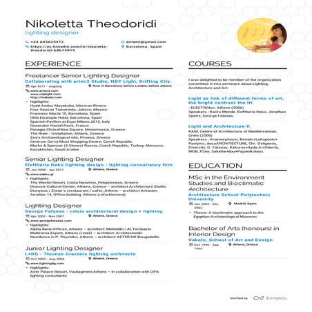 CV Nikoletta Theodoridi | PDF