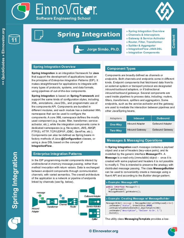 inbound and outbound gateway spring integration
