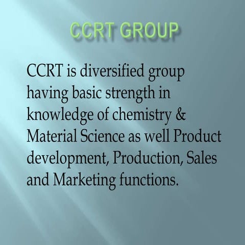CCRT GROUP | PPT