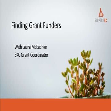 Finding Grant Funders Slide Presentation.pptx
