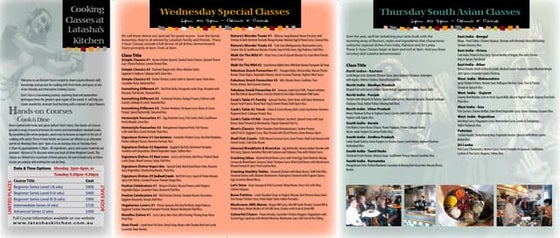 Brochure: Cooking Classes and Culinary Education | PPT