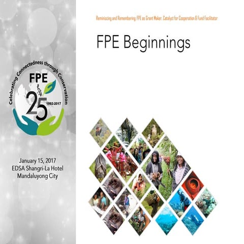 Reminiscing & Remembering: FPE Beginnings | PDF