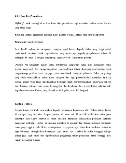 Periodisasi Latihan | DOC