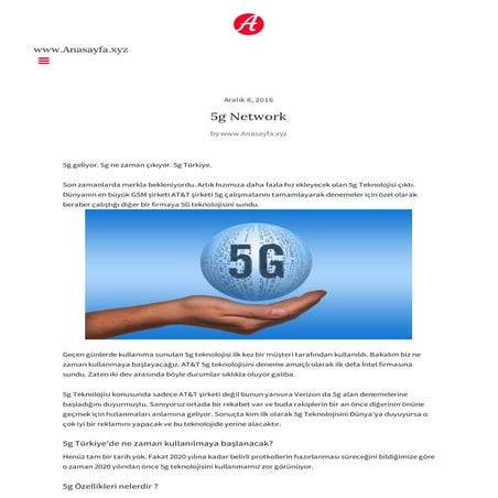 5g network | PDF