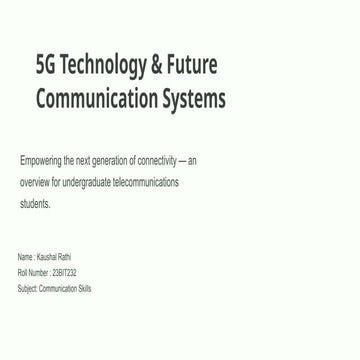 Artificial-Intelligence-in-ICT BY 23BIT232 | PPTX