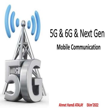 5G & 6G & Next Gen Mobile Comm_AHATALAY_31.10.2022.pptx | Smartphones ...