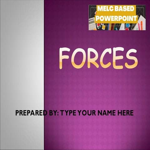 Unit 1: Forces.ppt Grade 7, Law of Motions | PPT