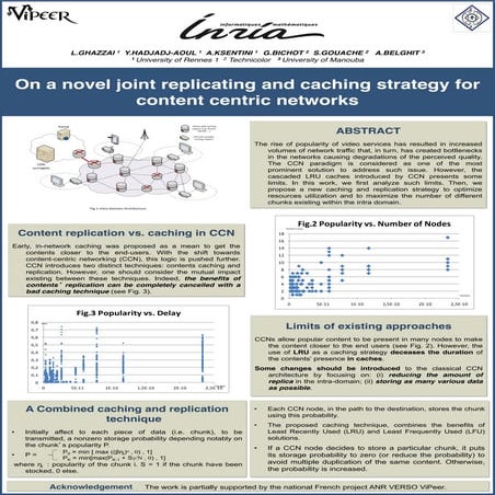 CCNxCon2012: Poster Session:On a Novel Joint Replicating and Caching Strategy for Content ...