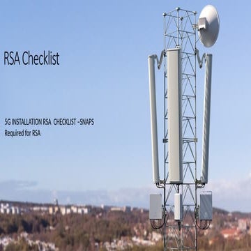 5G Installation _ RSA Checklists (1).pptx