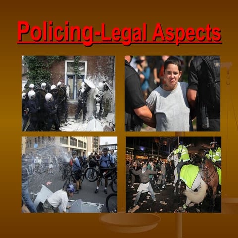 Schmalleger Chapter 5 Policing legal aspects | PPT