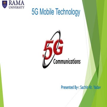 5 g mobile technology | PPTX