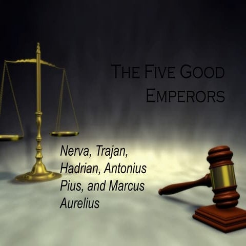 Unit Fourteen - 5 Good Emperors | PPT