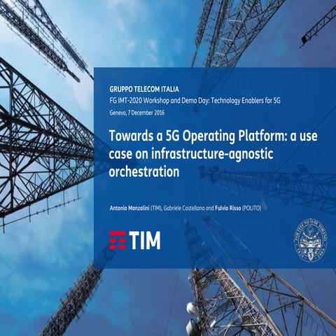Network Architecture Work in ITU Focus Group IMT-2020 | PPTX