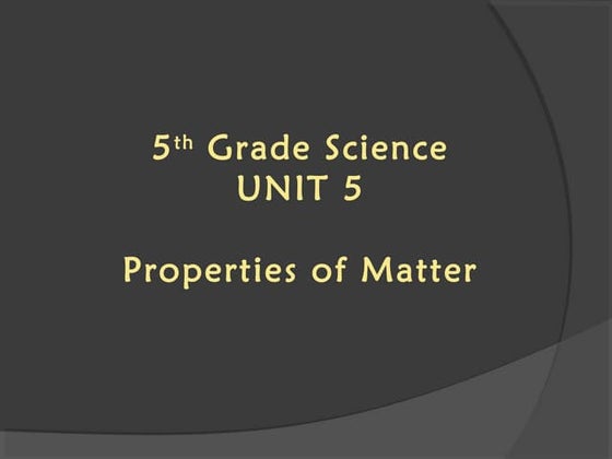 Matter (states of) grade 5 (teach) | PPTX | Chemistry | Science