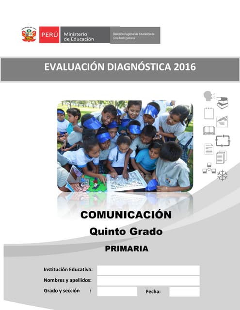 Ejemplos de examen de quinto grado de primaria | PDF